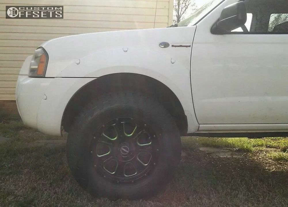 2004 Nissan Frontier with 17x8.5 25 Vision Fury and 265/70R17 Nitto ...