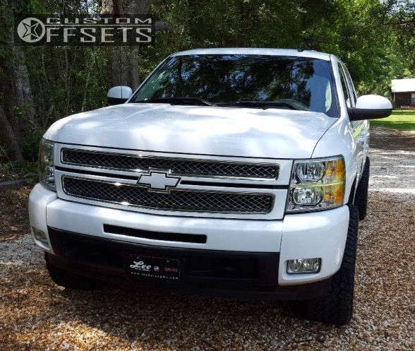 2012 Chevrolet Silverado 1500 with 20x10 -19 Hostile Sprocket and 305 ...