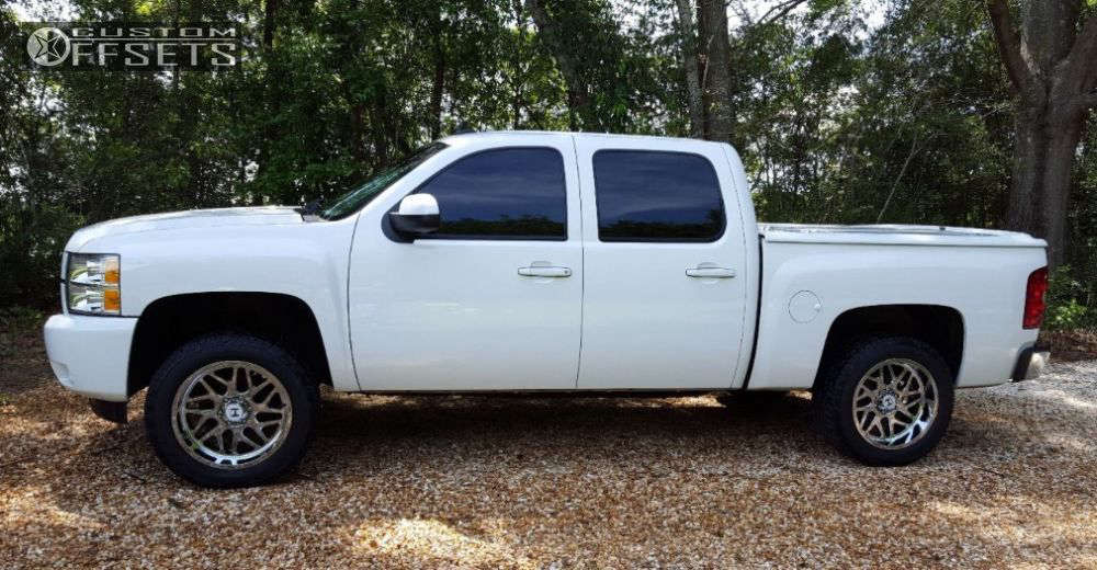 2012 Chevrolet Silverado 1500 with 20x10 -19 Hostile Sprocket and 305 ...