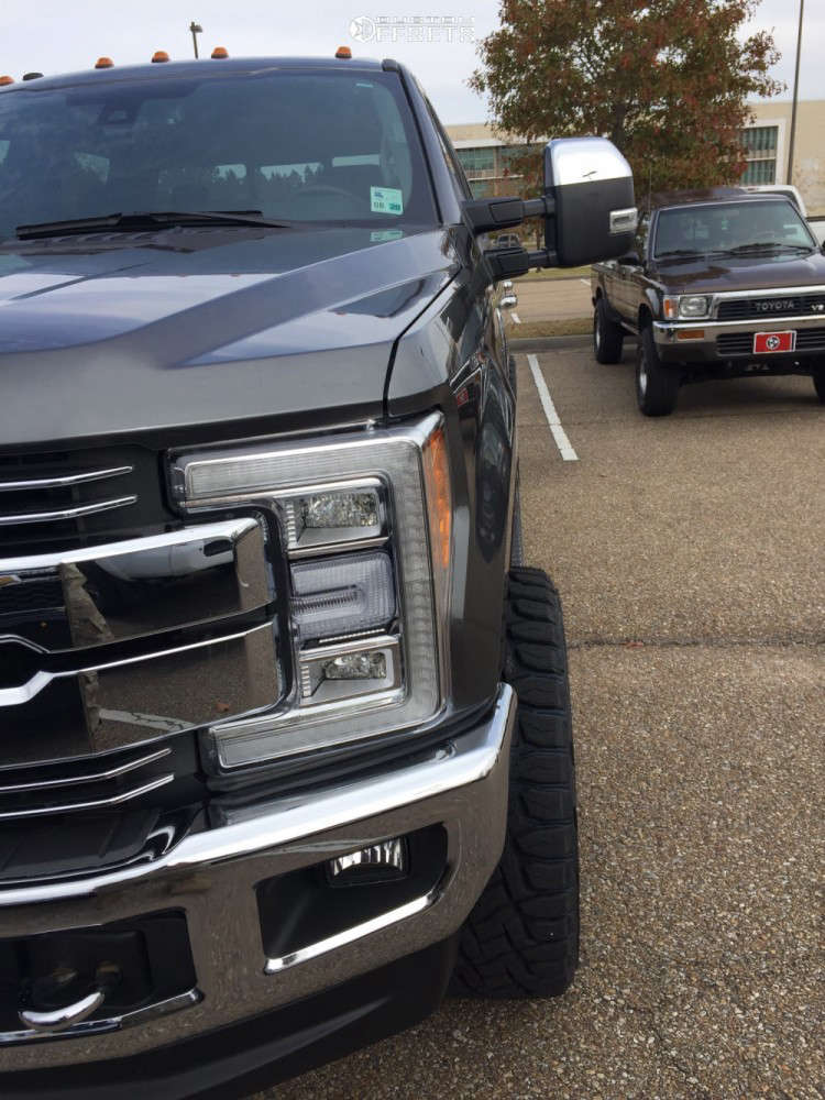 2018 Ford F-250 Super Duty with 22x10 -24 XF Offroad Xf-209 and 35/12 ...