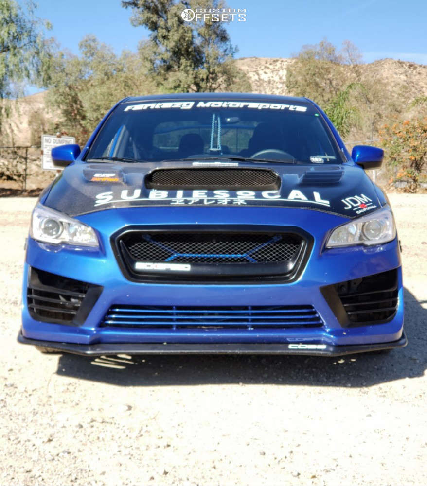 2015 Subaru WRX with 19x8.5 15 Varro Vd10 and 255/35R19 Falken Ziex Ze950 and Stock | Custom Offsets