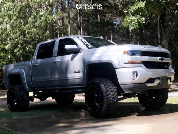 2018 Chevrolet Silverado 1500 with 22x14 -76 RBP Glock and 325/50R22 AMP Mud Terrain Attack Mt A ...