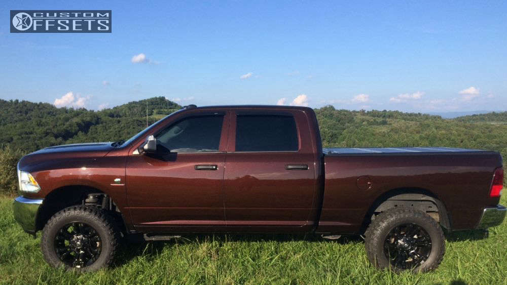 2015 Ram 2500 with 20x9 1 Fuel Vapor and 35/12.5R20 Mastercraft Courser ...