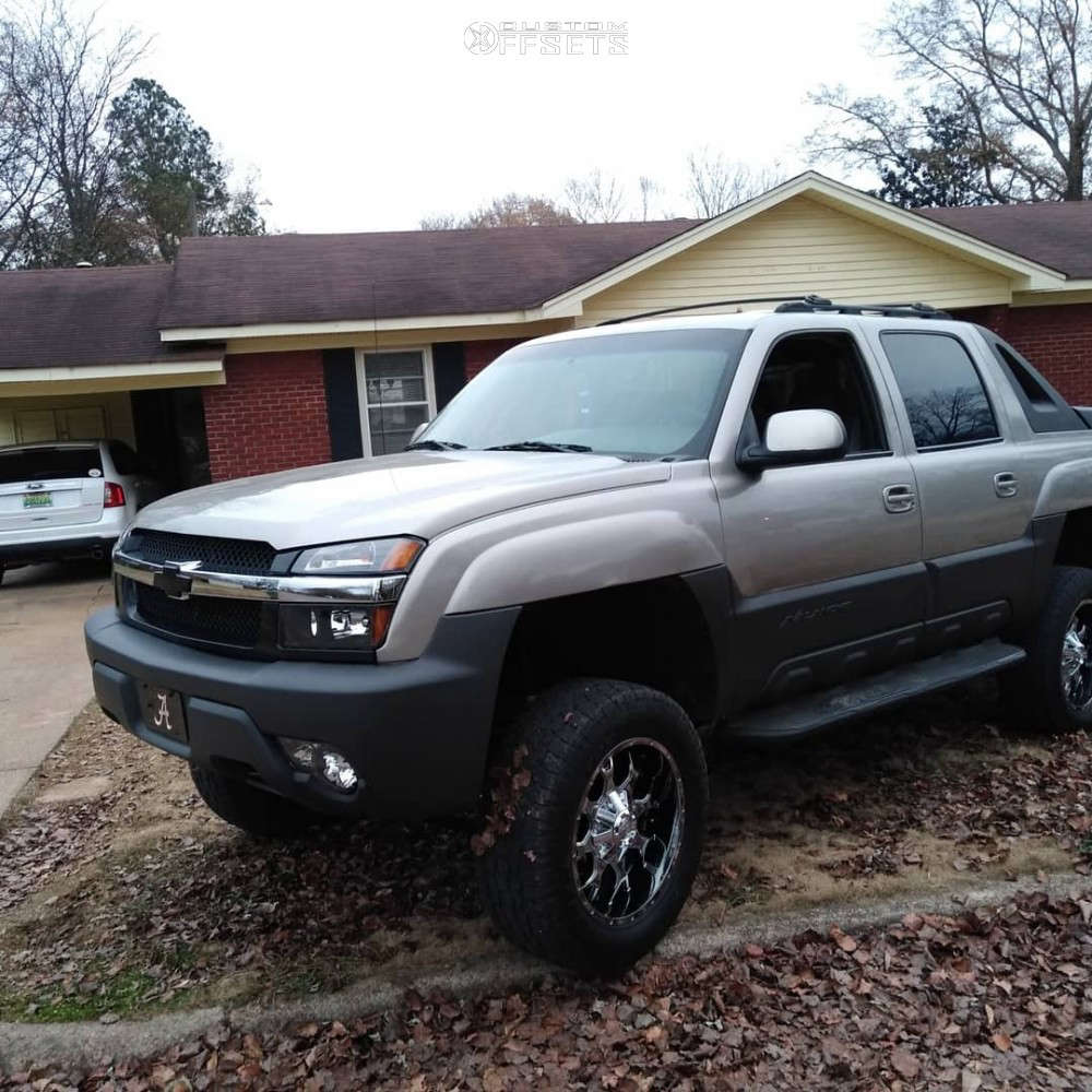 2003 Chevrolet Avalanche 1500 with 20x9 0 Mayhem Warrior and 275/65R20 ...