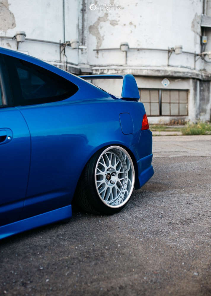 2006 Acura RSX with 17x9.5 -7 Work VS XX and 205/40R17 Nankang NS-20 ...