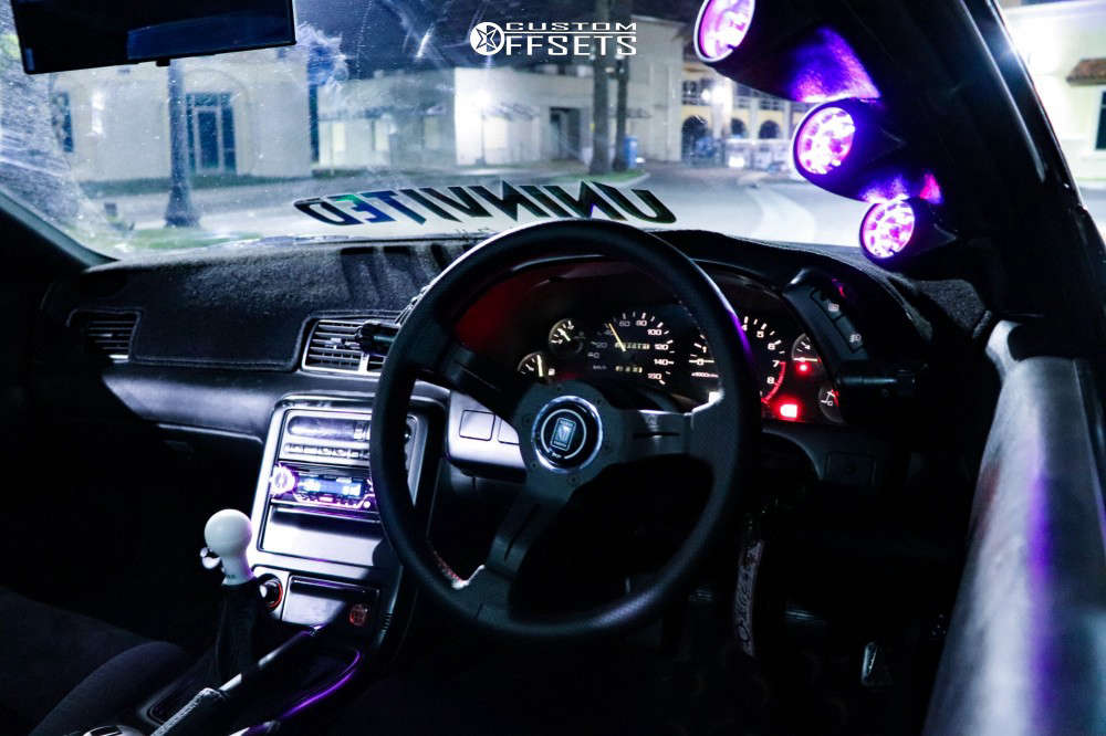 1991 Nissan Skyline R32 with 18x8 39 Weds Lxz and 225/35R18 Ohtsu Fp7000 and Coilovers | Custom ...