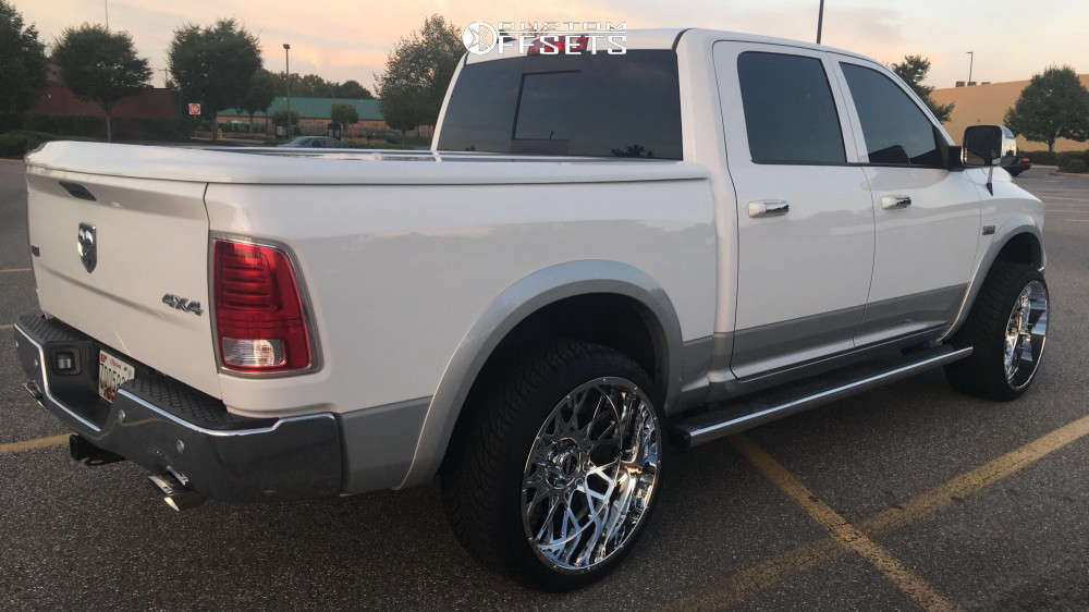 2014 Ram 1500 with 24x12 -50 Vision Rocker and 305/35R24 Atturo Az800 ...