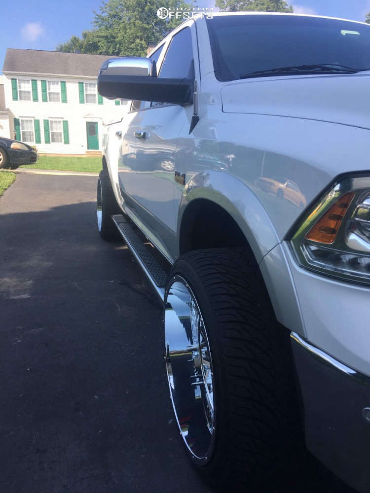 2014 Ram 1500 with 24x12 -50 Vision Rocker and 305/35R24 Atturo Az800 ...