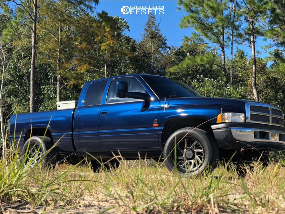 2002 Dodge Ram 2500 with 20x10 -18 XD XD826 and 305/50R20 Atturo Az800 ...