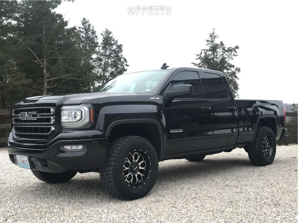 2016 GMC Sierra 1500 with 18x9 10 MKW M95 and 305/65R18 Falken WildPeak ...