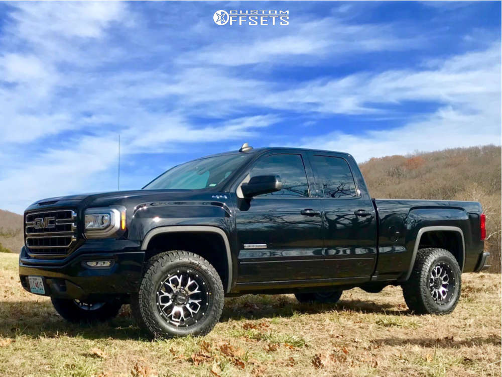 2016 GMC Sierra 1500 with 18x9 10 MKW M95 and 305/65R18 Falken WildPeak ...