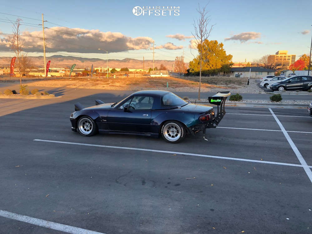 1996 Mazda Miata with 15x8 0 Rota Shakotan and 195/50R15 Toyo Tires ...