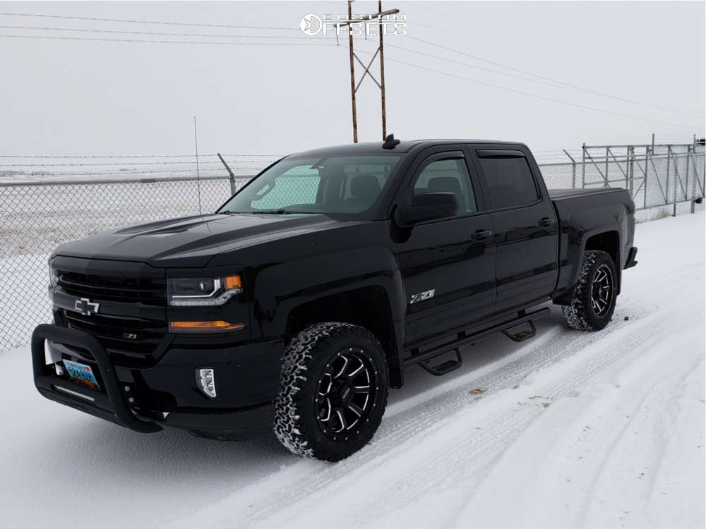 2016 Chevrolet Silverado 1500 with 20x9 1 Ultra Nemesis and 275/55R20 ...