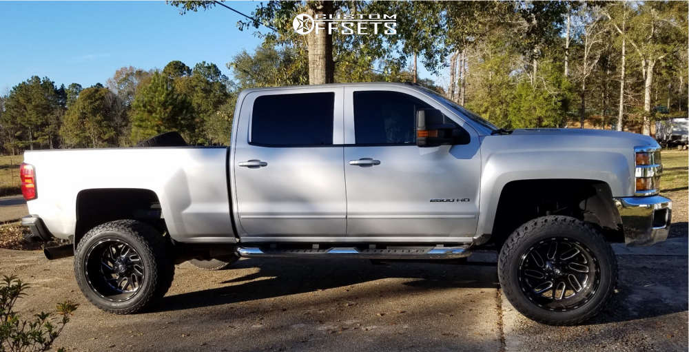 2015 Chevrolet Silverado 2500 HD with 22x12 -43 Fuel Triton D581 and ...