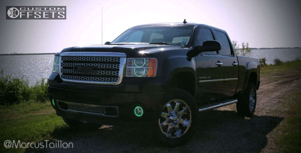 2011 GMC Sierra 2500 HD with 20x9 1 Mayhem Chaos and 305/60R20 Cooper ...