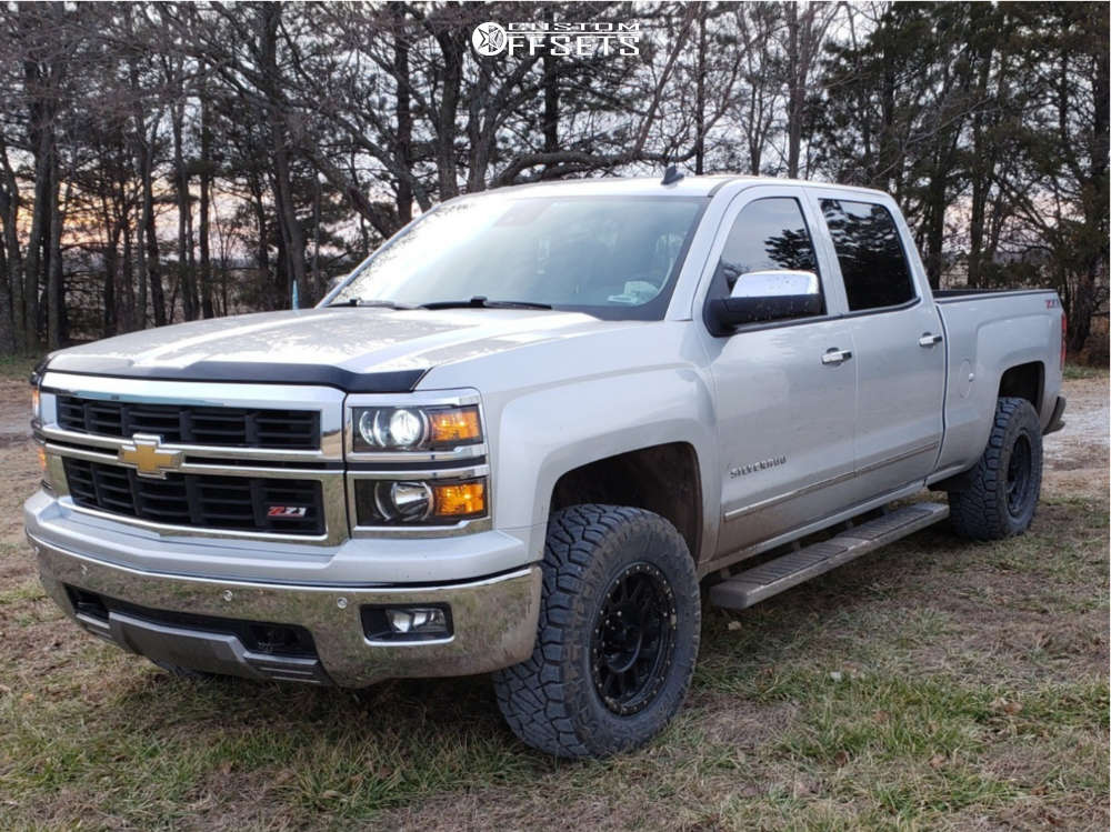 2014 Chevrolet Silverado 1500 with 18x9 0 Method Grid and 33/12.5R18 ...
