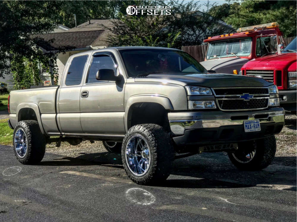 2006 Chevrolet Silverado 1500 with 20x12 -44 Scorpion Sc18 and 305 ...