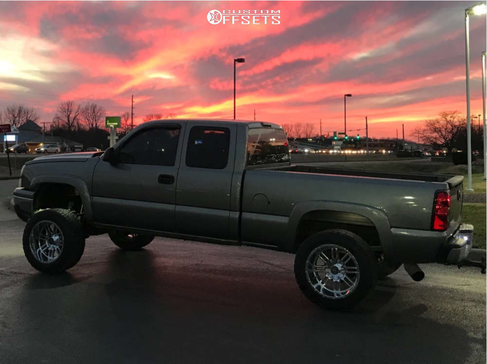 2006 Chevrolet Silverado 1500 with 20x12 -44 Scorpion Sc18 and 305 ...