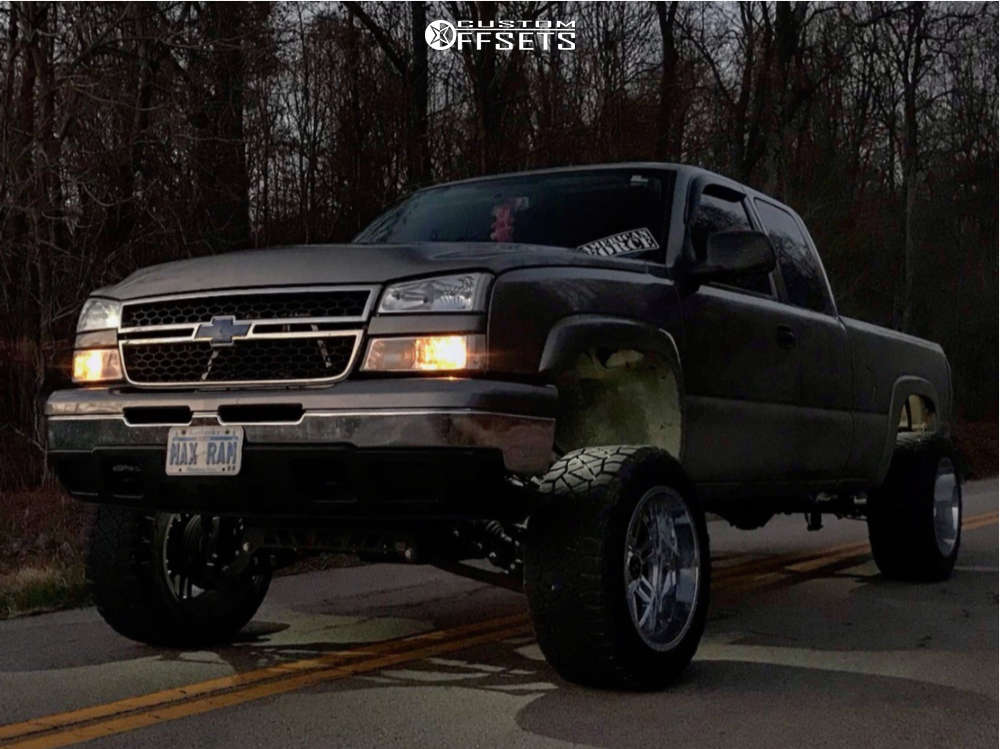 2006 Chevrolet Silverado 1500 with 20x12 -44 Scorpion Sc18 and 305 ...