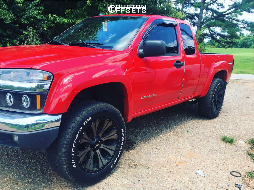 2005 GMC Canyon with 20x9 18 Helo He901 and 265/50R20 Atturo Az800 and ...
