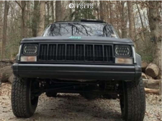 1996 Jeep Cherokee with 17x9 12 Ultra Menace and 265/65R17 Cooper ...