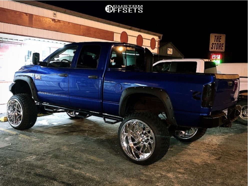 2008 Dodge Ram 2500 with 26x16 -101 TIS Forged F51p1 and 37/13.5R26 RBP ...