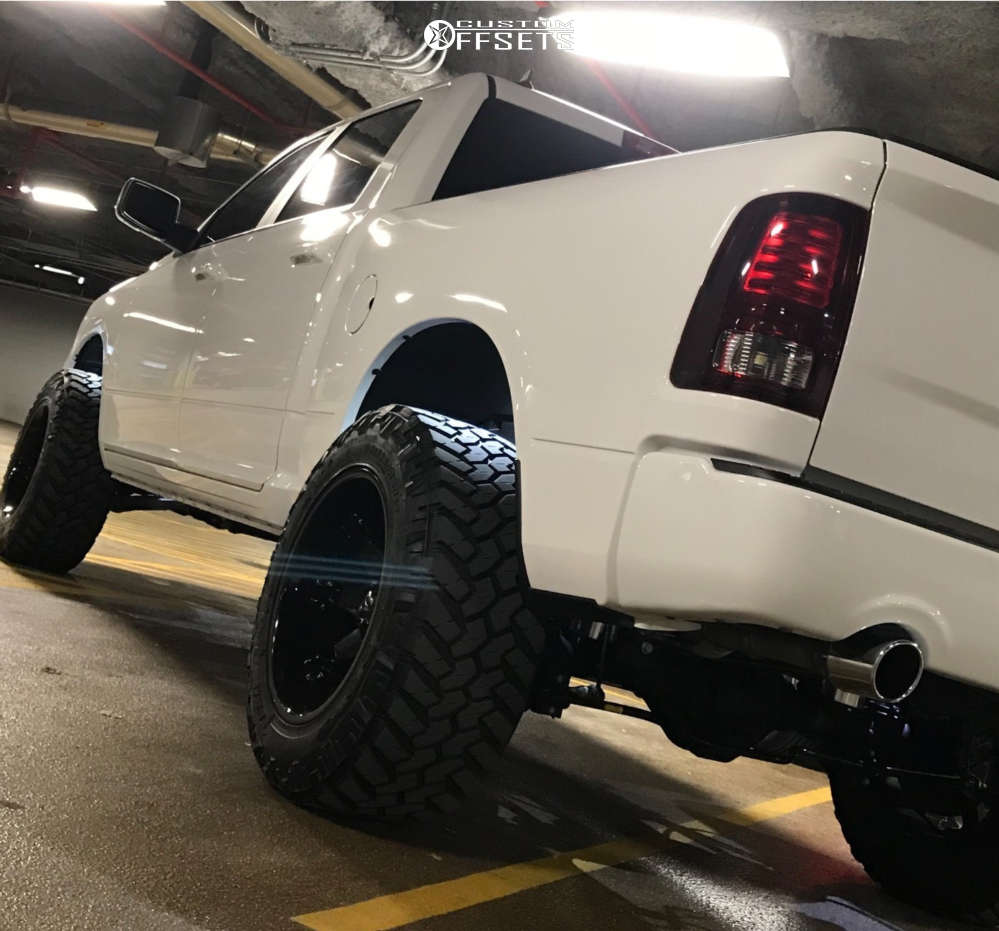 2018 Ram 1500 with 20x12 -44 Fuel Octane and 35/12.5R20 Nitto Trail ...