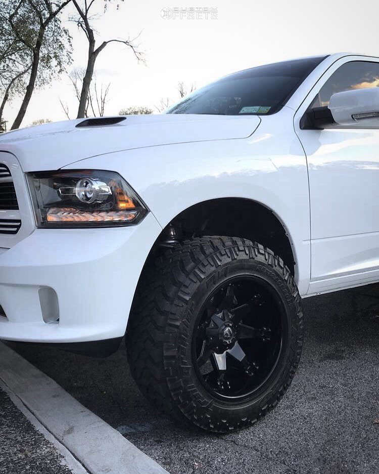 2018 Ram 1500 with 20x12 -44 Fuel Octane and 35/12.5R20 Nitto Trail ...