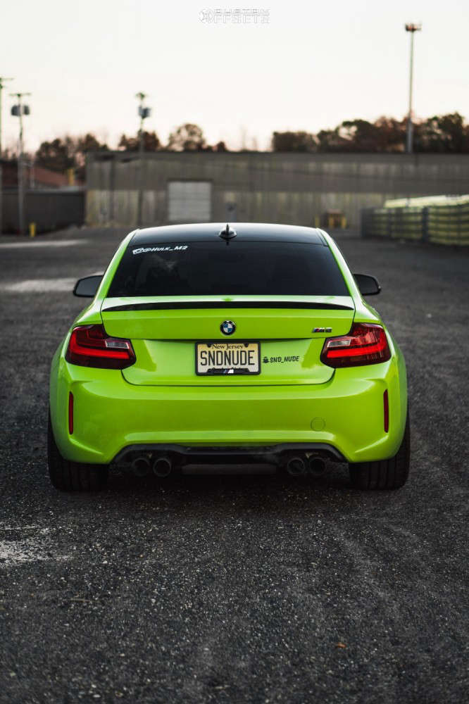 2017 BMW M2 with 20x9.5 30 Brixton Forged CM10 and 255/30R20 Michelin ...