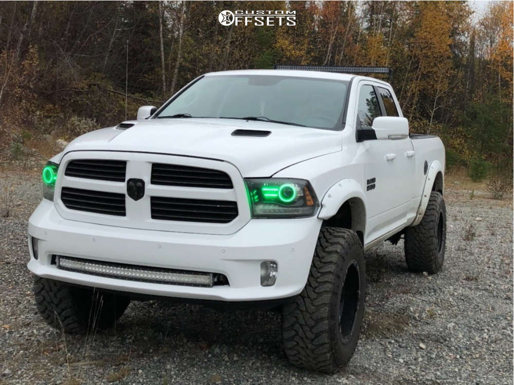 2014 Ram 1500 with 20x12 -44 Tuff T10 and 37/13.5R20 Toyo Tires Open ...