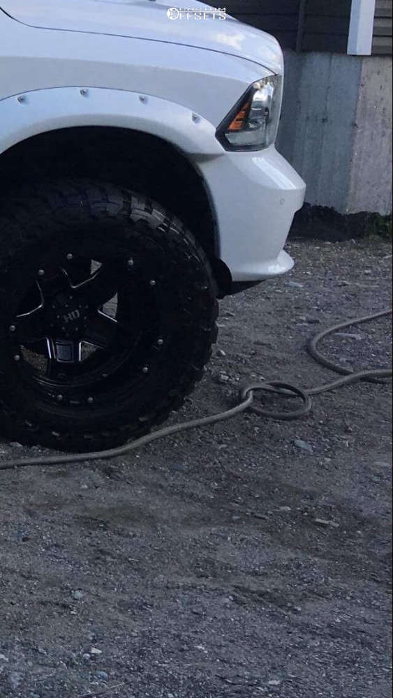 2014 Ram 1500 with 20x12 -44 Tuff T10 and 37/13.5R20 Toyo Tires Open ...