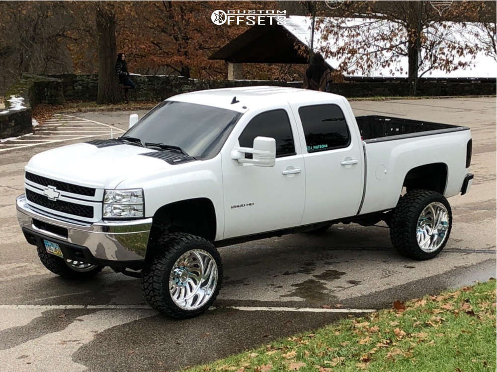 2013 Chevrolet Silverado 2500 HD with 24x14 -73 American Force Flex Ss ...