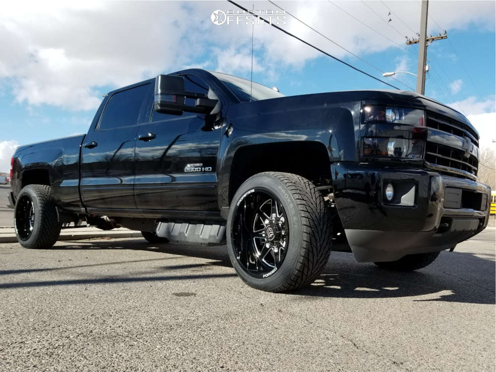 2018 Chevrolet Silverado 2500 HD with 22x12 -51 Dropstars Forged F61bm1 ...