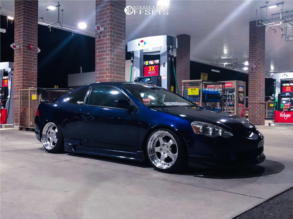 2002 Acura RSX with 18x9.5 35 ESR Sr06 and 225/40R18 Achilles Atr Sport ...