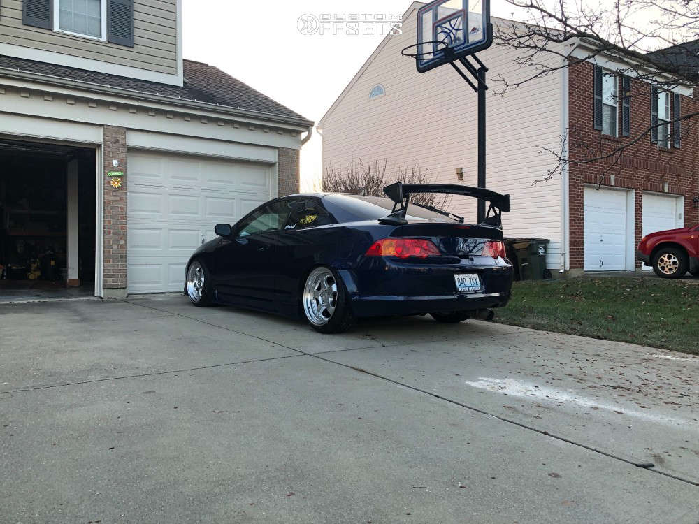 2002 Acura RSX with 18x9.5 35 ESR Sr06 and 225/40R18 Achilles Atr Sport ...