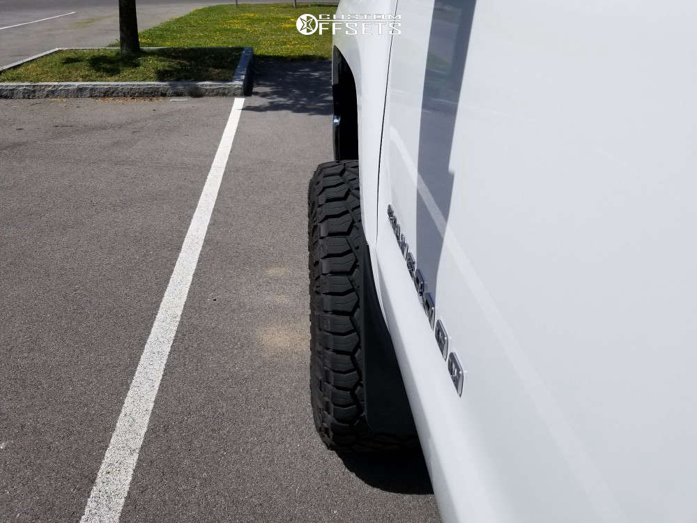 2015 Chevrolet Silverado 1500 with 18x9 -12 Raceline Defender and 35/12 ...