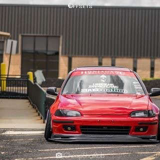 1993 Honda Civic with 16x10 8 CCW Classic and 225/25R16 Toyo Tires ...