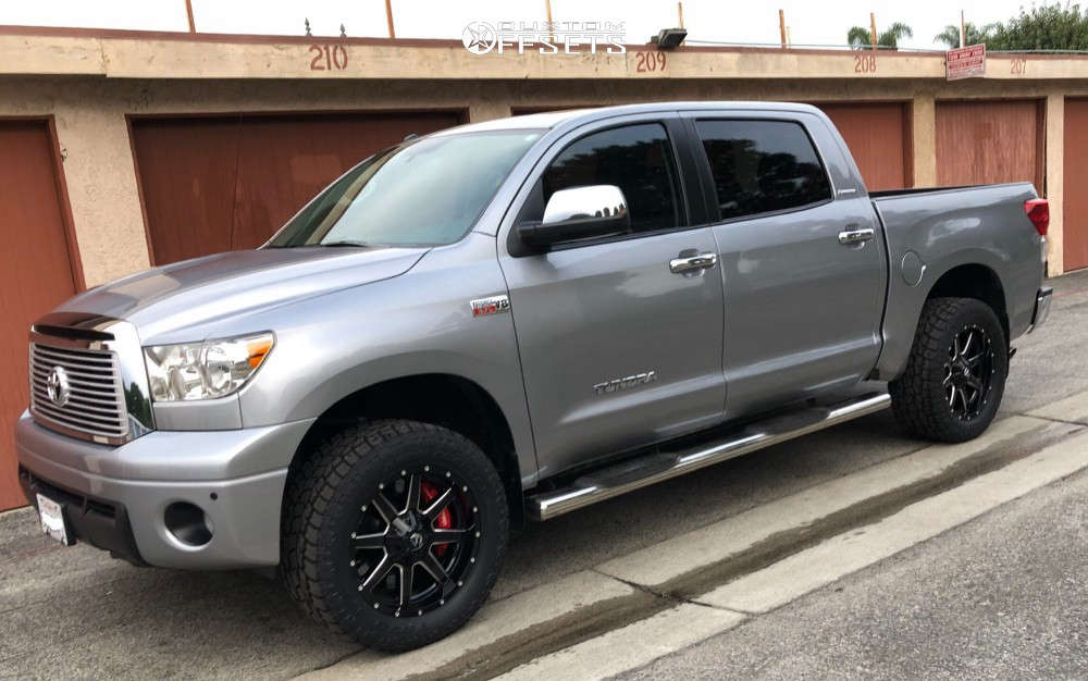 2013 Toyota Tundra with 20x9 20 Fuel Maverick D610 and 33/12.5R20 Toyo ...