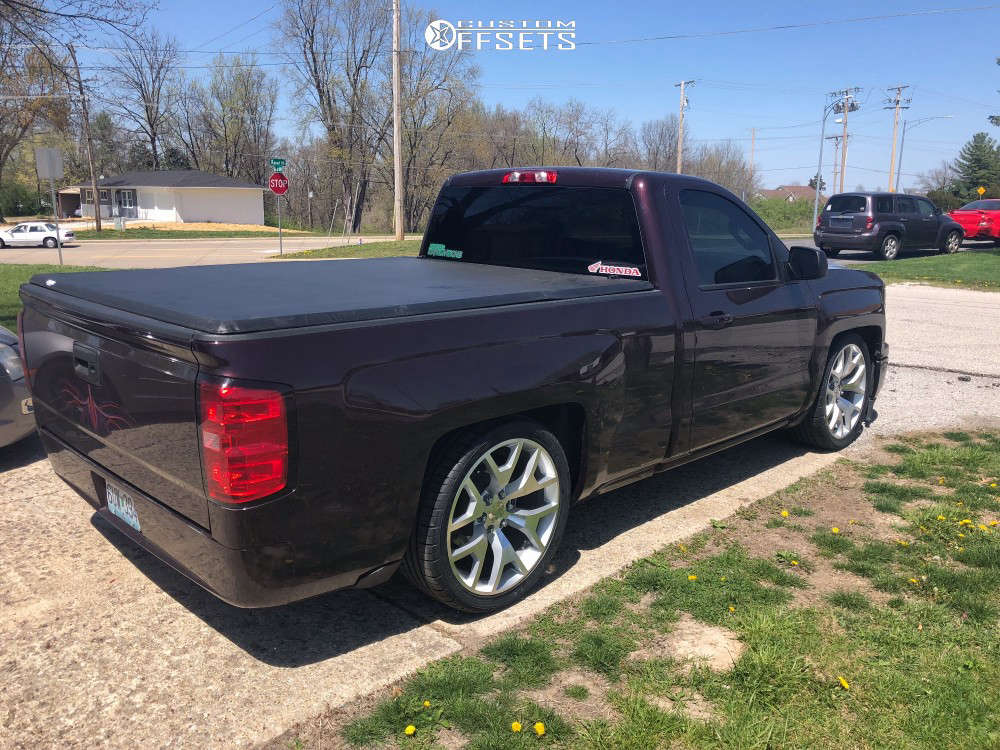 2014 Chevrolet Silverado 1500 with 22x9 28 OE Performance 169 and 285 ...