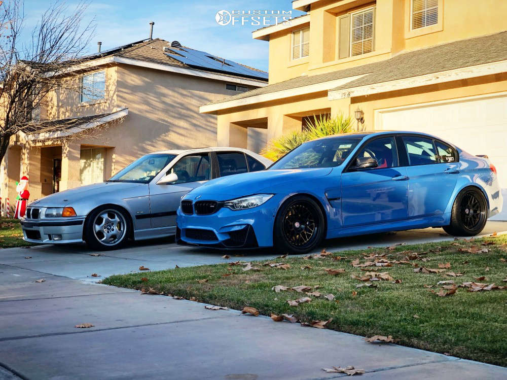 2015 BMW M3 with 19x9.5 25 HRE 300 Classic and 265/35R19 Michelin Pilot ...