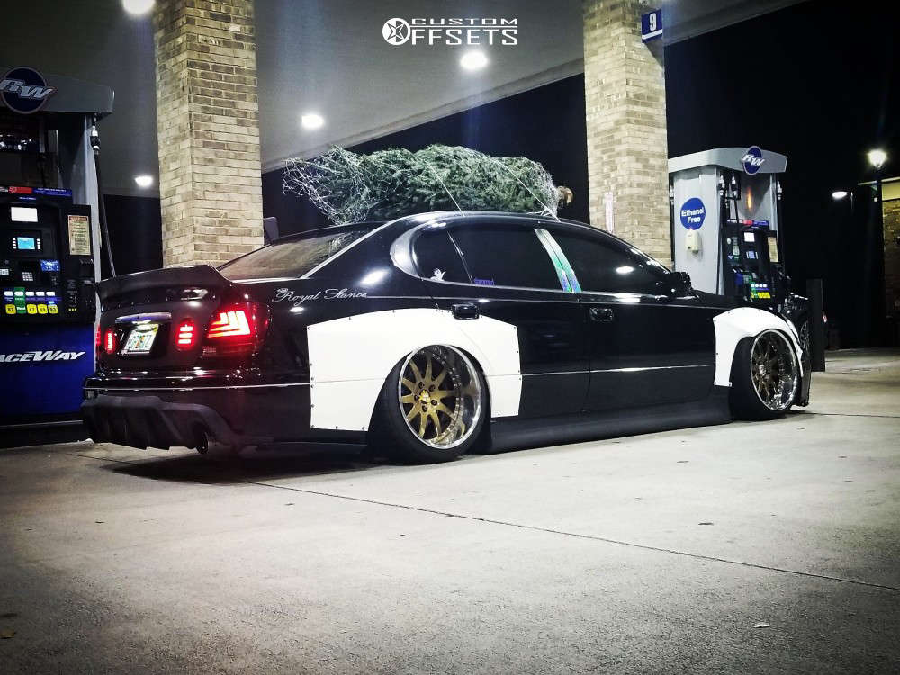 1998 Lexus GS300 with 19x9 17 VIP Modular Vr05 and 245/35R19 Federal ...