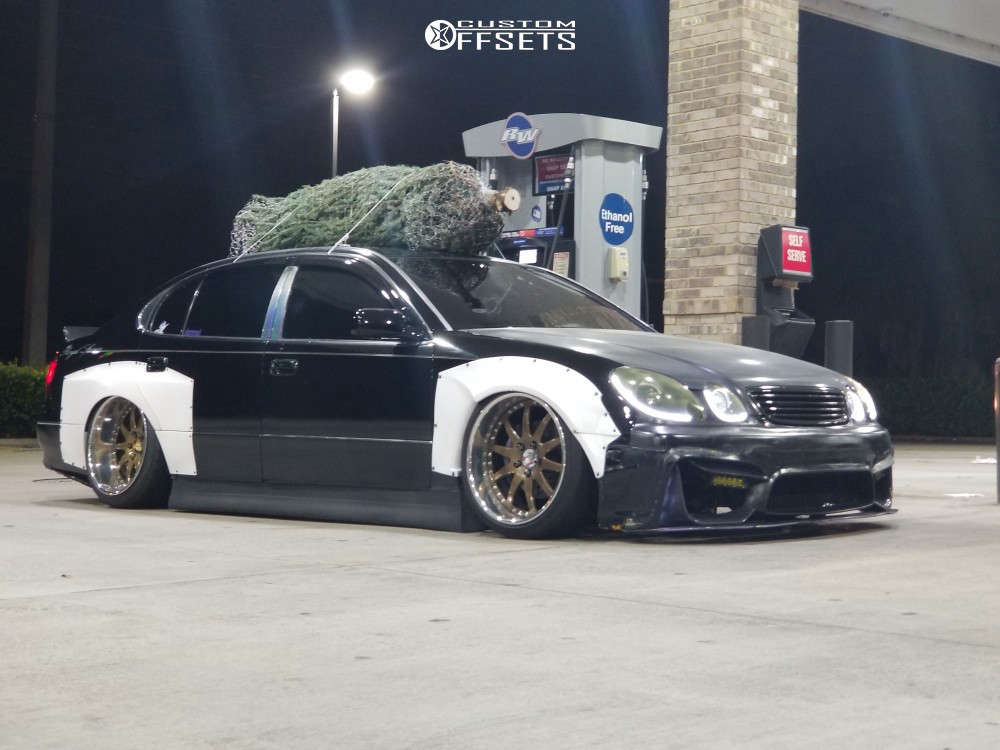 1998 Lexus GS300 with 19x9 17 VIP Modular Vr05 and 245/35R19 Federal ...