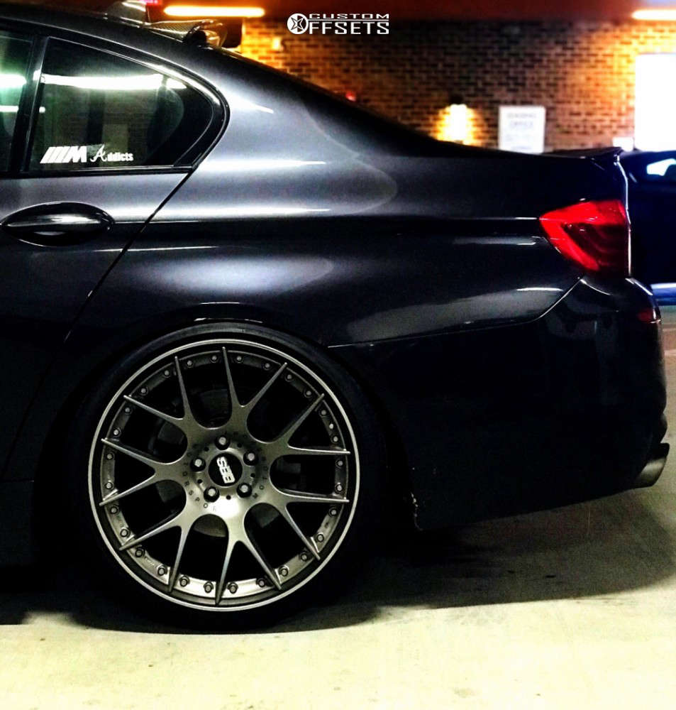 2014 BMW 535i with 21x10 38 BBS Ch-r and 235/35R21 Achilles Atr Sport 2 ...