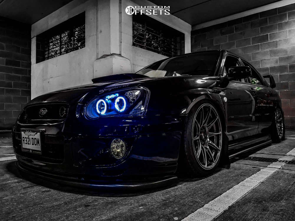 2005 Subaru WRX with 18x8.75 35 XXR 527 and 225/40R18 Toyo Tires Proxes ...