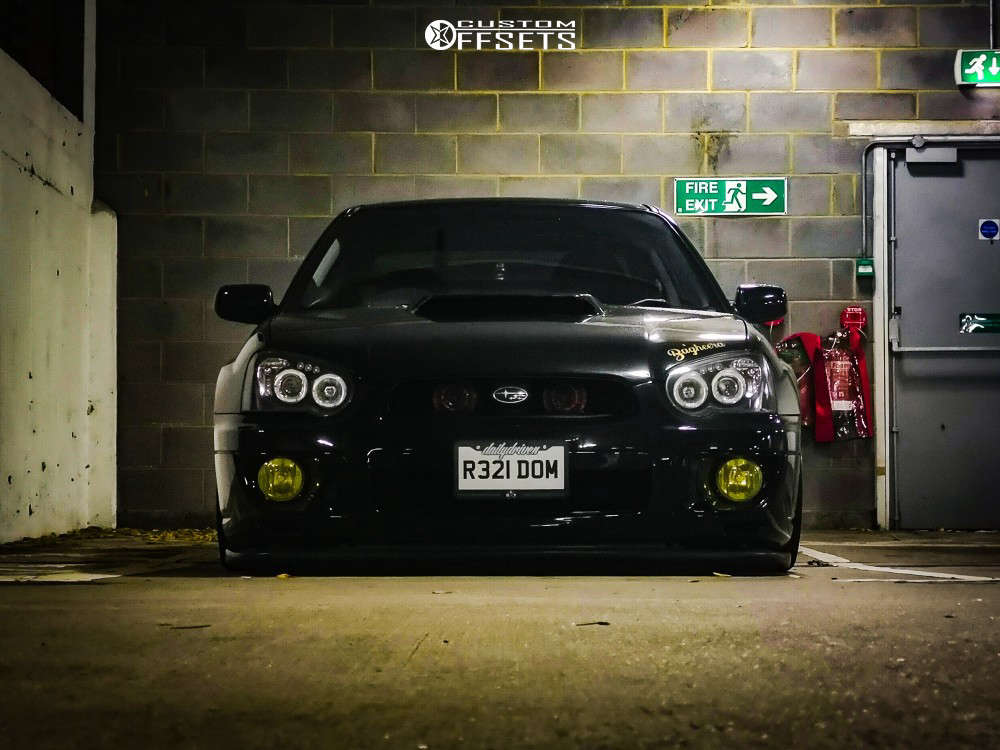 2005 Subaru WRX with 18x8.75 35 XXR 527 and 225/40R18 Toyo Tires Proxes ...