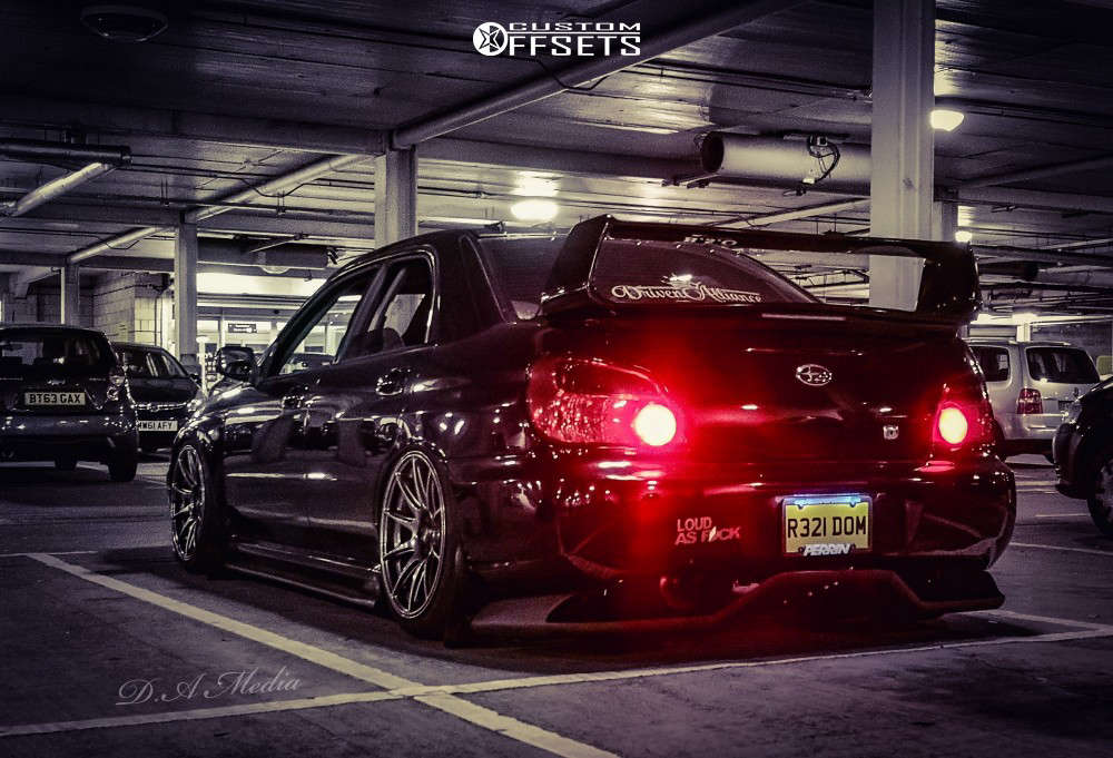 2005 Subaru WRX with 18x8.75 35 XXR 527 and 225/40R18 Toyo Tires Proxes ...