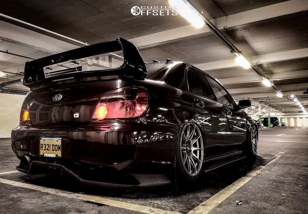 2005 Subaru WRX with 18x8.75 35 XXR 527 and 225/40R18 Toyo Tires Proxes ...