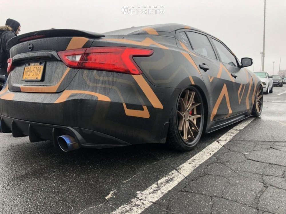 2016 Nissan Maxima with 20x9 35 Ferrada FR2 and 245/35R20 Vercelli ...