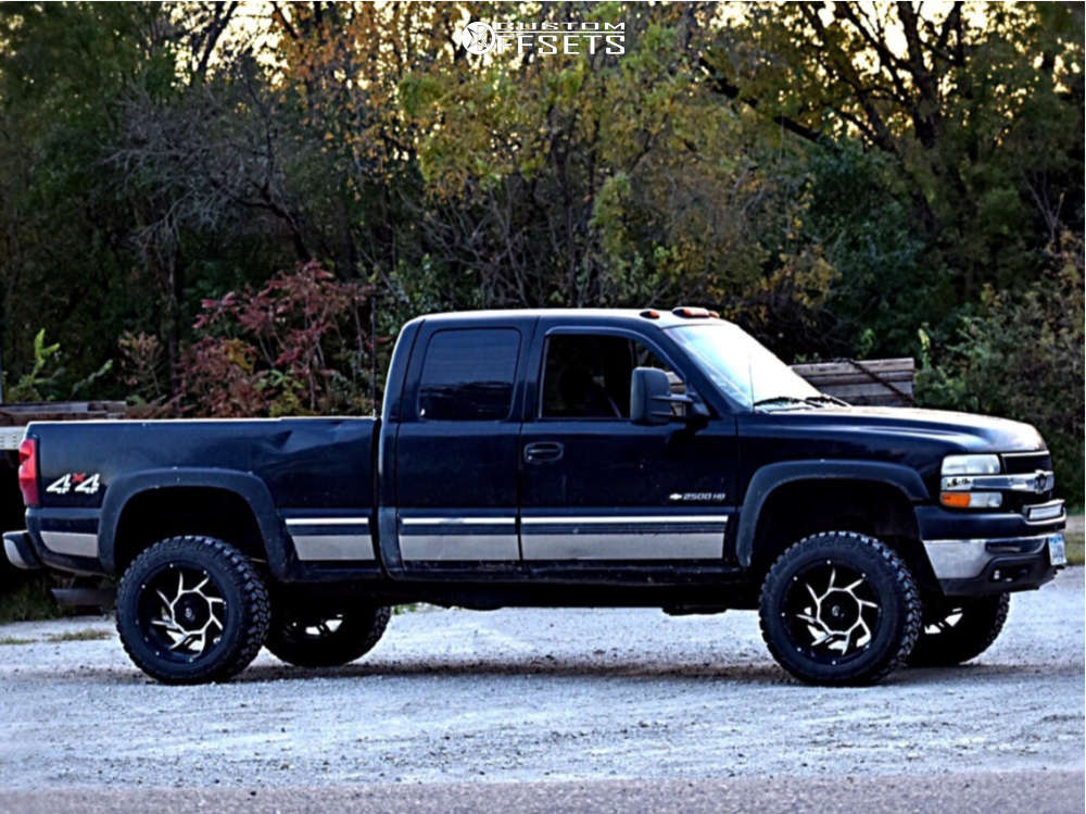 2002 Chevrolet Silverado 2500 HD with 20x12 -51 Vision Prowler and 33/ ...