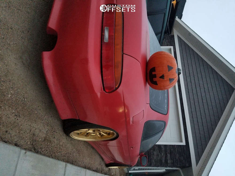 1991 Toyota Supra with 18x9.5 22 Aodhan DS02 and 225/40R18 Federal All ...